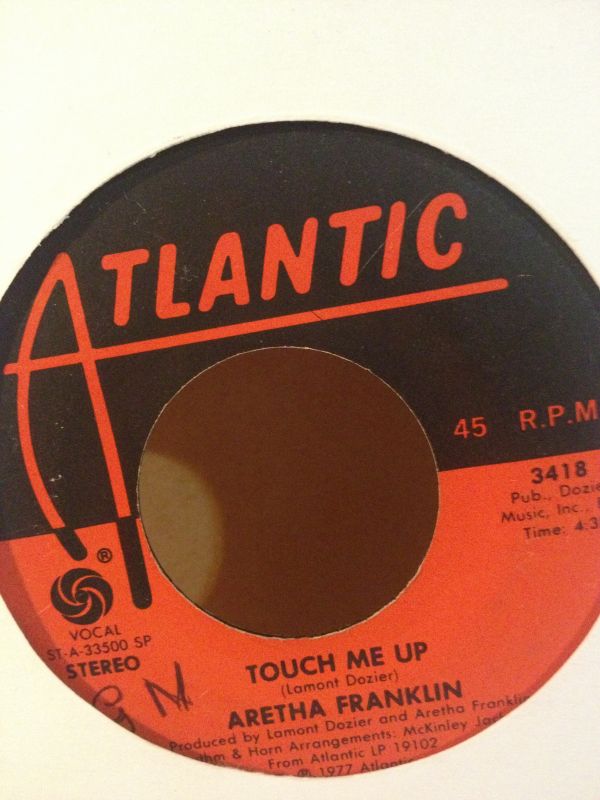 ARETHA FRANKLIN . TOUCH ME UP . WHEN I THINK ABOUT YOU - グリーロレコード