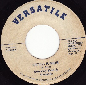 BEVERLEY REID AND VERSATILE . LITTLE JUNIOR - グリーロレコード